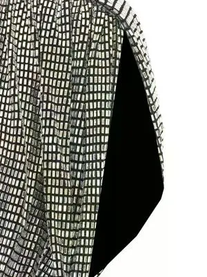 SELF-PORTRAIT Silver Rhinestone Drape Top