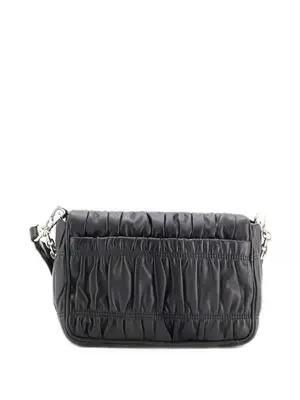 Prada Dual Strap Flap Bag Nappa Gaufre Crossbody Bag