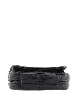 Prada Dual Strap Flap Bag Nappa Gaufre Crossbody Bag