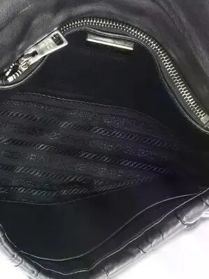 Prada Dual Strap Flap Bag Nappa Gaufre Crossbody Bag