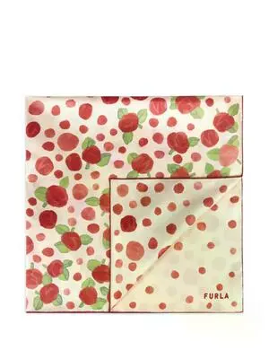 Furla Tortona Printed Scarf - Neutrals