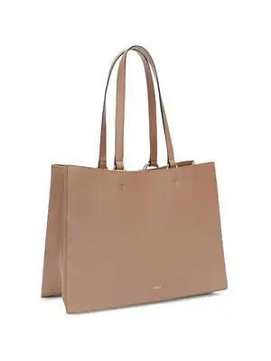Furla Arch-detail Leather Tote Bag