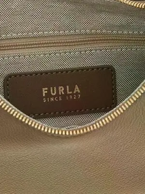 Furla Grained Leather Shoulder Bag