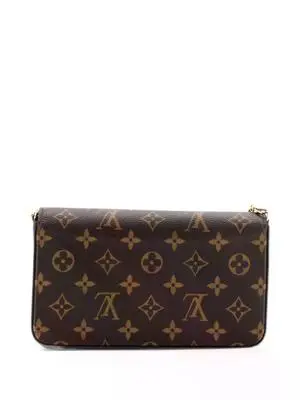 LOUIS VUITTON Felicie Pochette Monogram Canvas Crossbody Bag