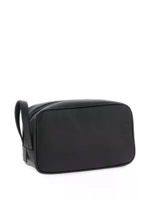 Dolce & Gabbana Logo-plaque Leather Wash Bag