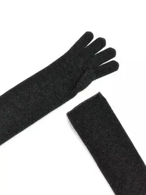 Max Mara Fine-knit Long Gloves