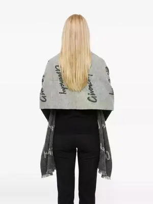 Givenchy Logo-pattern Fringed Scarf