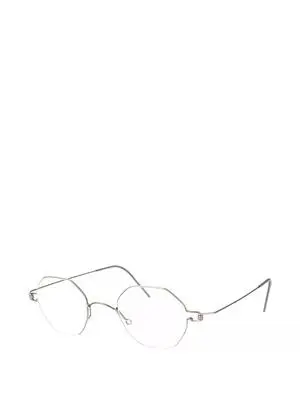 LINDBERG Esther Geometric-frame Glasses - Grey