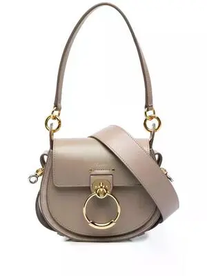 Chloé 2021 Small Leather Tess Satchel - Brown