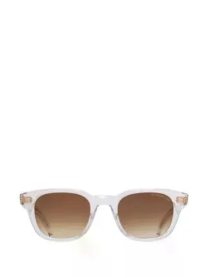 CUTLER & GROSS Gr17 Square-frame Sunglasses - Neutrals