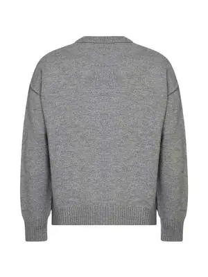 AMI Paris De Cœur Intarsia-knit Sweater