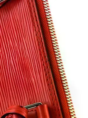 LOUIS VUITTON Alma Handbag Epi Leather Pm Satchel - Red