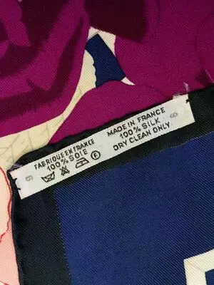 Hermès 1990-2010 Roseraie Silk Scarf 90 Scarves