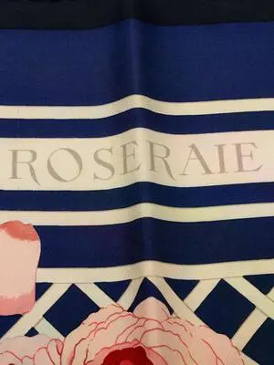 Hermès 1990-2010 Roseraie Silk Scarf 90 Scarves