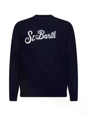 MC2 SAINT BARTH St. Barth Jacquard Sweater - Blue