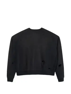 GV GALLERY Distressed Logo-print Sweater