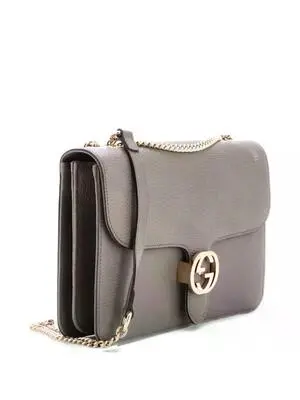Gucci Interlocking Leather Medium Shoulder Bag