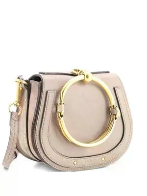 Chloé Nile Leather Small Crossbody Bag - Neutrals