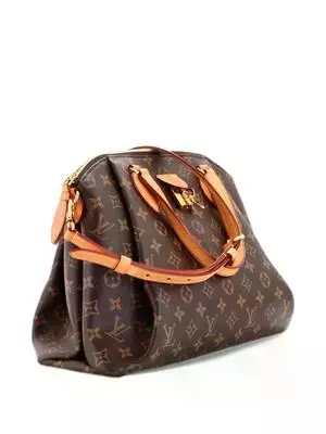 LOUIS VUITTON Rivoli Handbag Monogram Canvas Mm Satchel - Brown