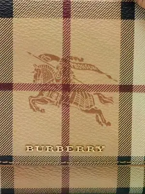 Burberry Haymarket Check Henley Wallet On Chain