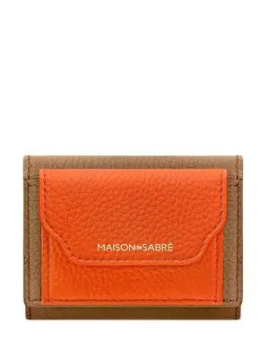 MAISON DE SABRE The Compact Leather Wallet - Orange