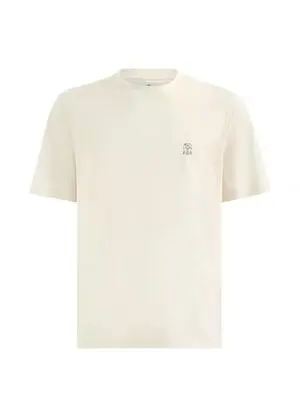 Brunello Cucinelli Cotton Jersey T-shirt With Logo