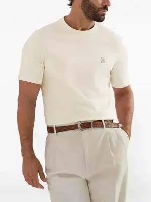 Brunello Cucinelli Cotton Jersey T-shirt With Logo