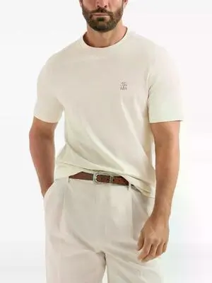 Brunello Cucinelli Cotton Jersey T-shirt With Logo
