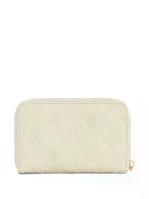 Guess Cresidia Logo-embossed Zip-around Wallet - Neutrals