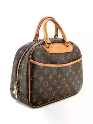 LOUIS VUITTON Trouville Handbag Monogram Canvas Satchel