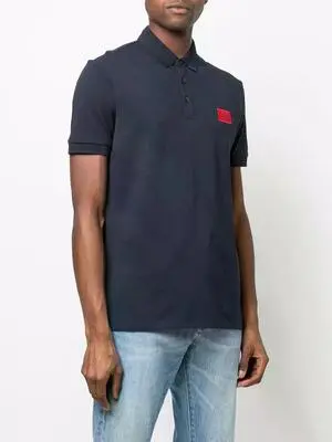 Hugo Chest Logo-patch Polo Shirt