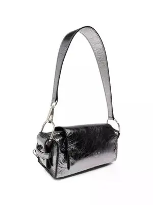 IRO PARIS Loop Metallic Leather Shoulder Bag