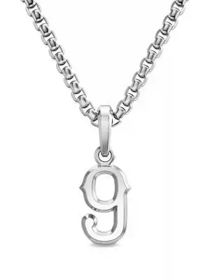 David Yurman Number Nine Amulet Pendant - Silver