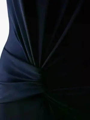 GAUDI Twist-detail Front-slit Maxi Dress