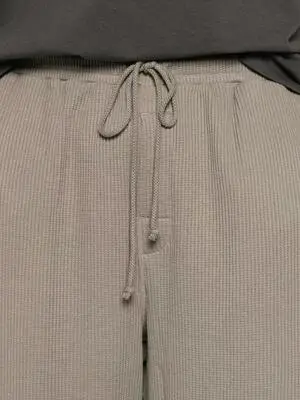 SKIMS Waffle-knit Drawstring-waist Trousers