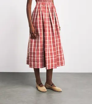 Faithfull The Brand Cotton Cales Midi Skirt
