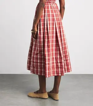 Faithfull The Brand Cotton Cales Midi Skirt