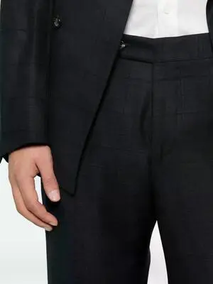 Canali Check-pattern Double-breasted Suit