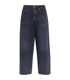 AGOLDE Deka Wide-leg Jeans - Black