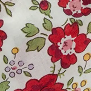 Trotters Cotton Floral Bow Hair Clip