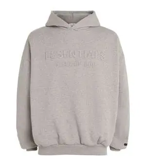 Fear Of God Logo '90s Hoodie - Grey
