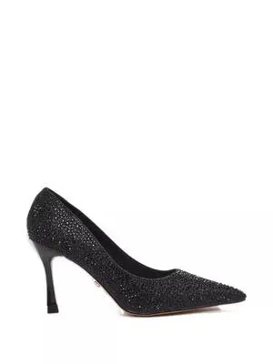 TWENTY FOURHAITCH Teylor Crystal-embellished Pointed-toe Heeled Pumps