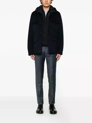 Eric Bompard Marl Zip-neck Sweater