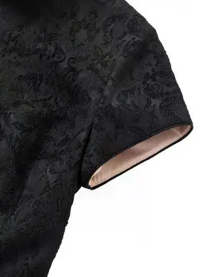 Shanghai Tang Qipao Side-slit Maxi Dress