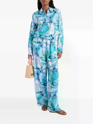 Melissa Odabash Floral-print Palazzo Pants