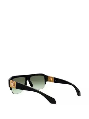 Versace Medusa Rectangle-frame Sunglasses