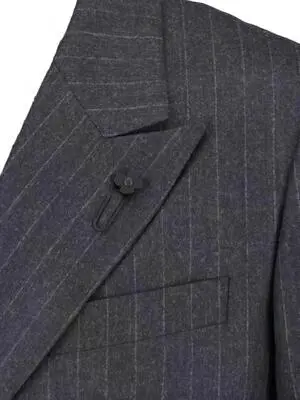 LARDINI Pinstripe-pattern Double Breasted Suit
