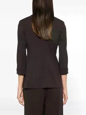 Imperial Double-breasted Three-quarter Sleeve Blazer