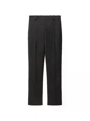 Versace Pressed-crease Tailored Trousers - Grey