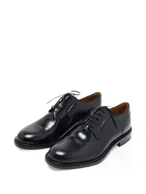 Dior Evidence Leather Derby Shoes - Black